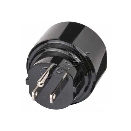 Reiseadapter EU-Stecker/USA-Steckdose 3-Pin